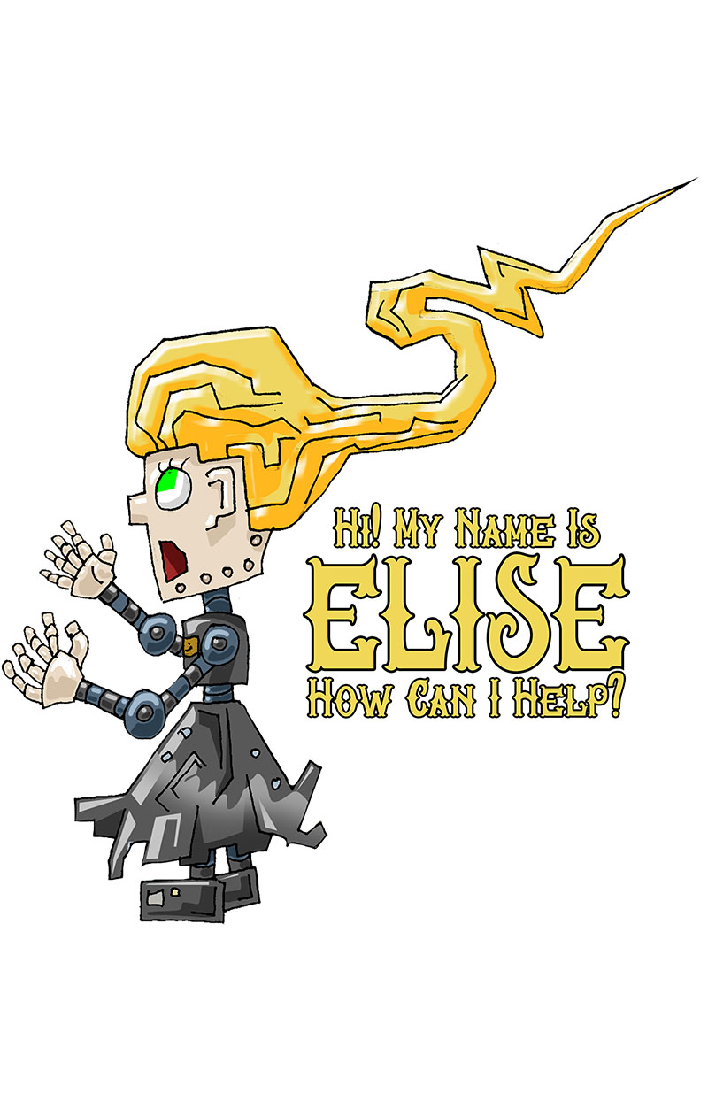 Elise - Robot Girl - T-shirt